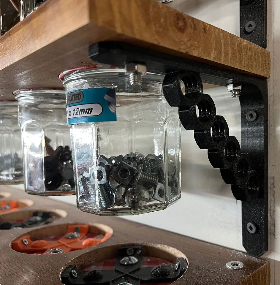Nut & Bolt shelf bracket by aussieinkguy | Download free STL model ...
