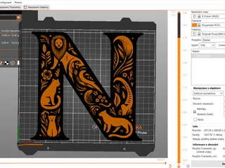 Crazy alphabet: Letter N by Nina Máčová | Download free STL model ...