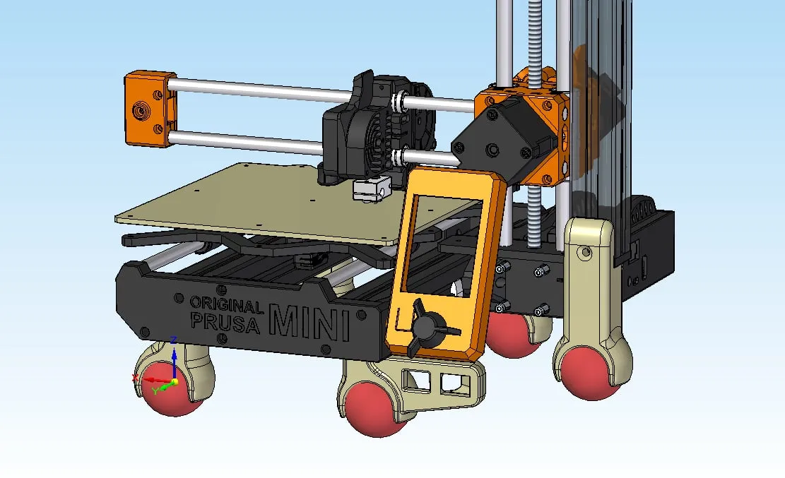 Prusa mini squash leg/feet by Marty McHanical | Download free STL model ...
