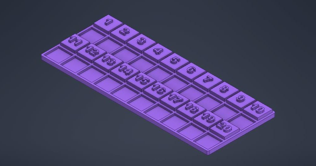 Tabla para aprender a sumar por FabricayRepara | Descargar modelo STL gratuito | Printables.com
