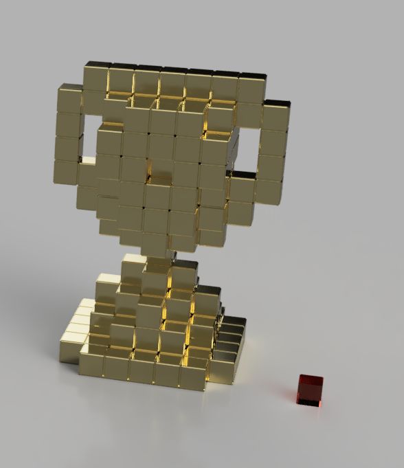 Trophy - Minecraft like - 2024 3D Printing Industry Awards by Lucky ...
