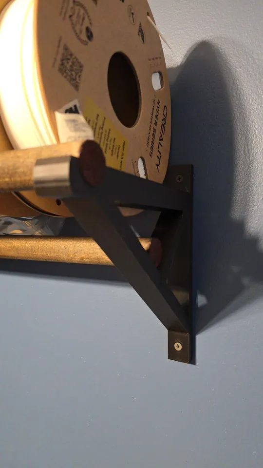 Filament Wall Mount Bracket by Print Noob 9000 | Download free STL ...