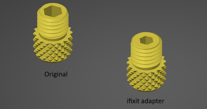 Mini Bit Driver Adapter to Ifixit Spec Bits by Erik Koopmann | Download ...