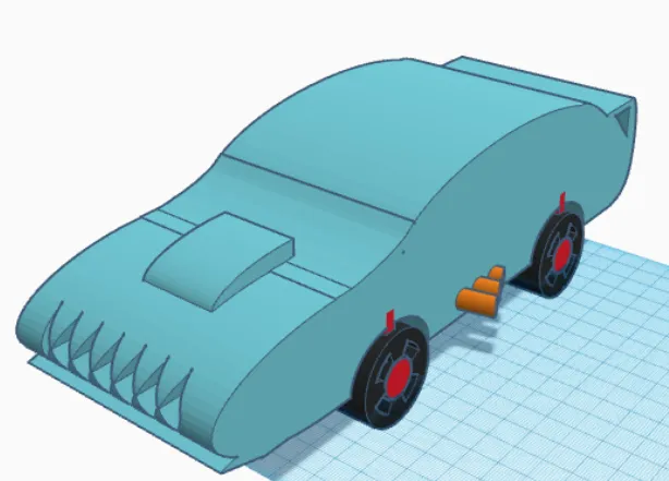Cool Race Car by Joe Naab | Download free STL model | Printables.com