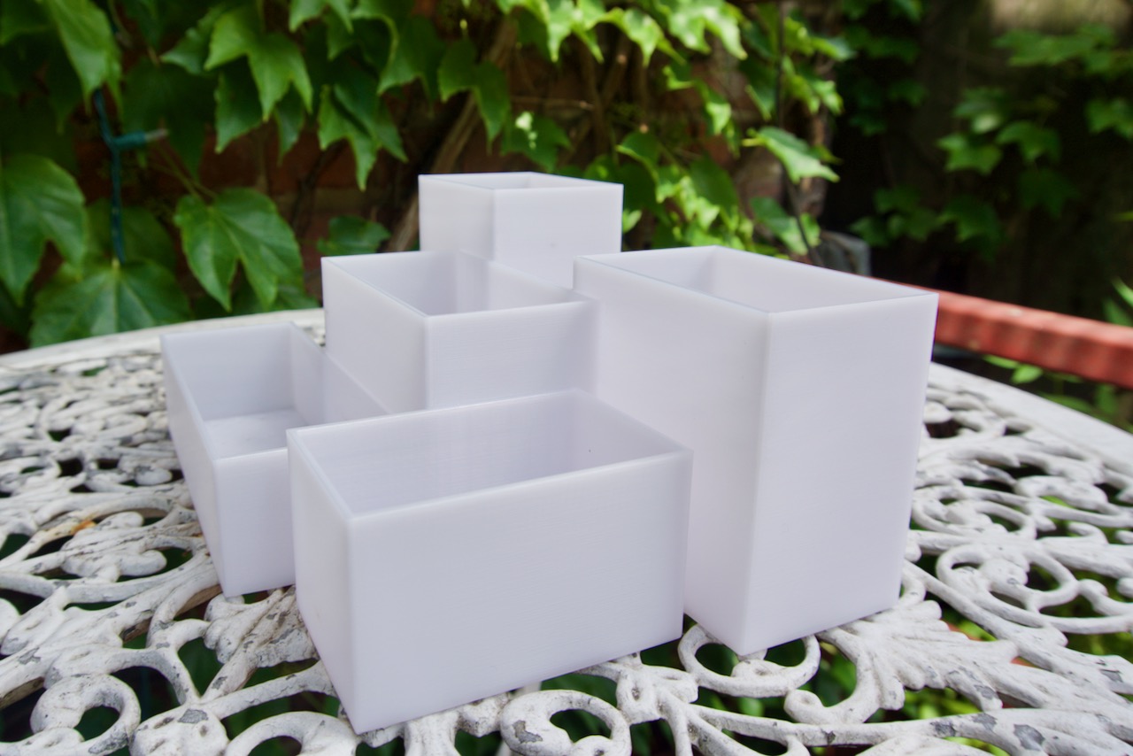 Staggered Planter (Holds 5 plants) by Dannyji00 | Download free STL ...