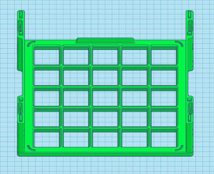 Gridfinity Storage Box Shelves -Remix 5x5 back stopper by tycodad | Download free STL model ...