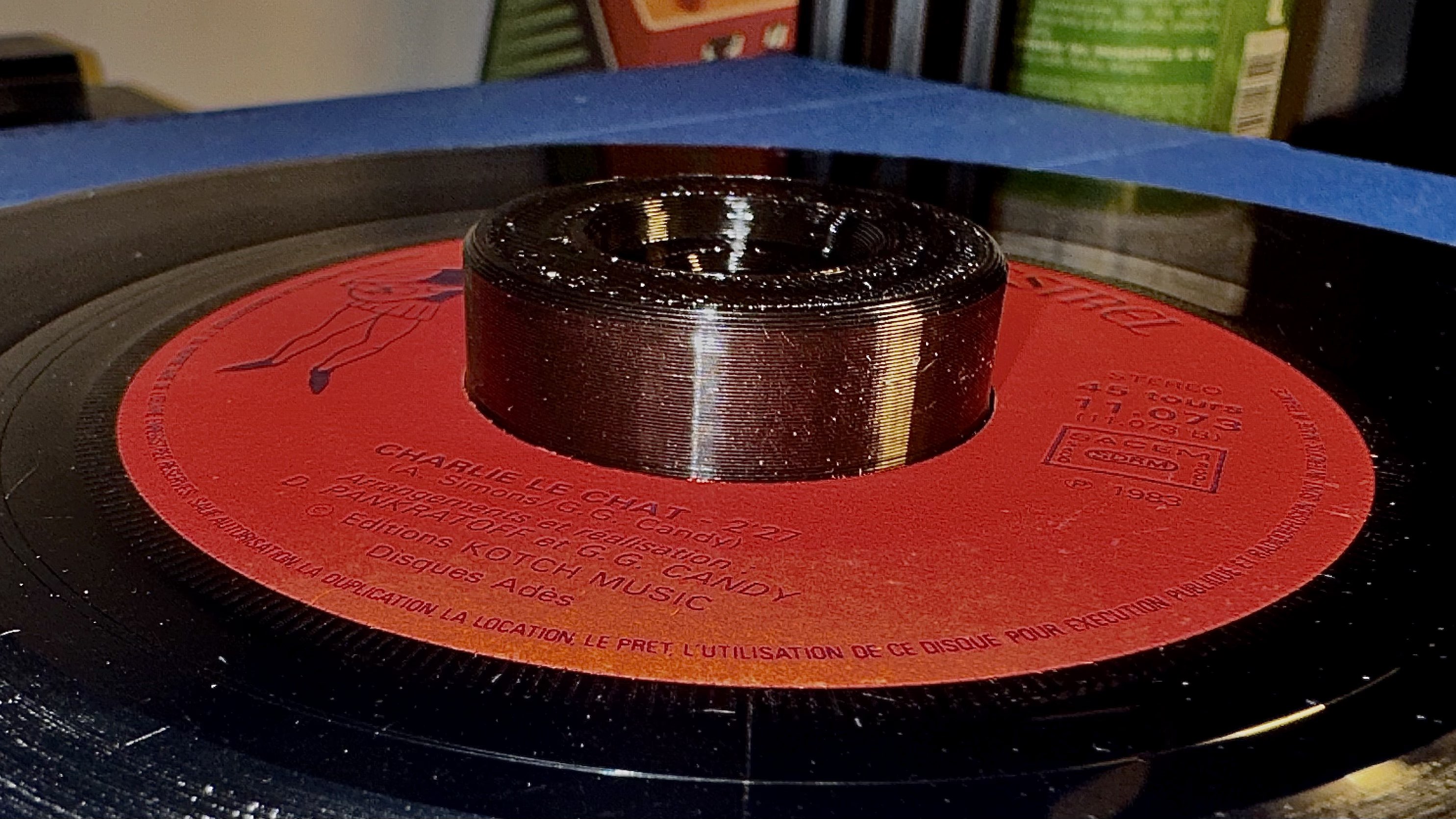45 RPM Adapter V2 by Azrod | Download free STL model | Printables.com