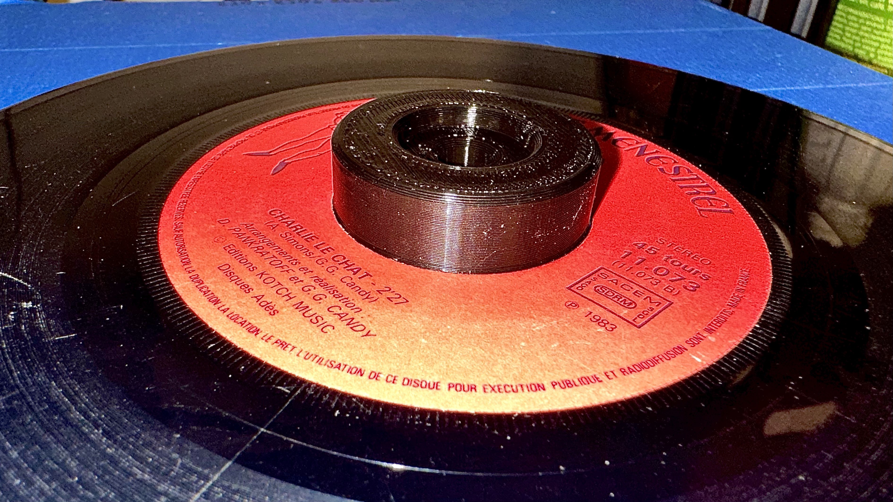 45 RPM Adapter V2 by Azrod | Download free STL model | Printables.com