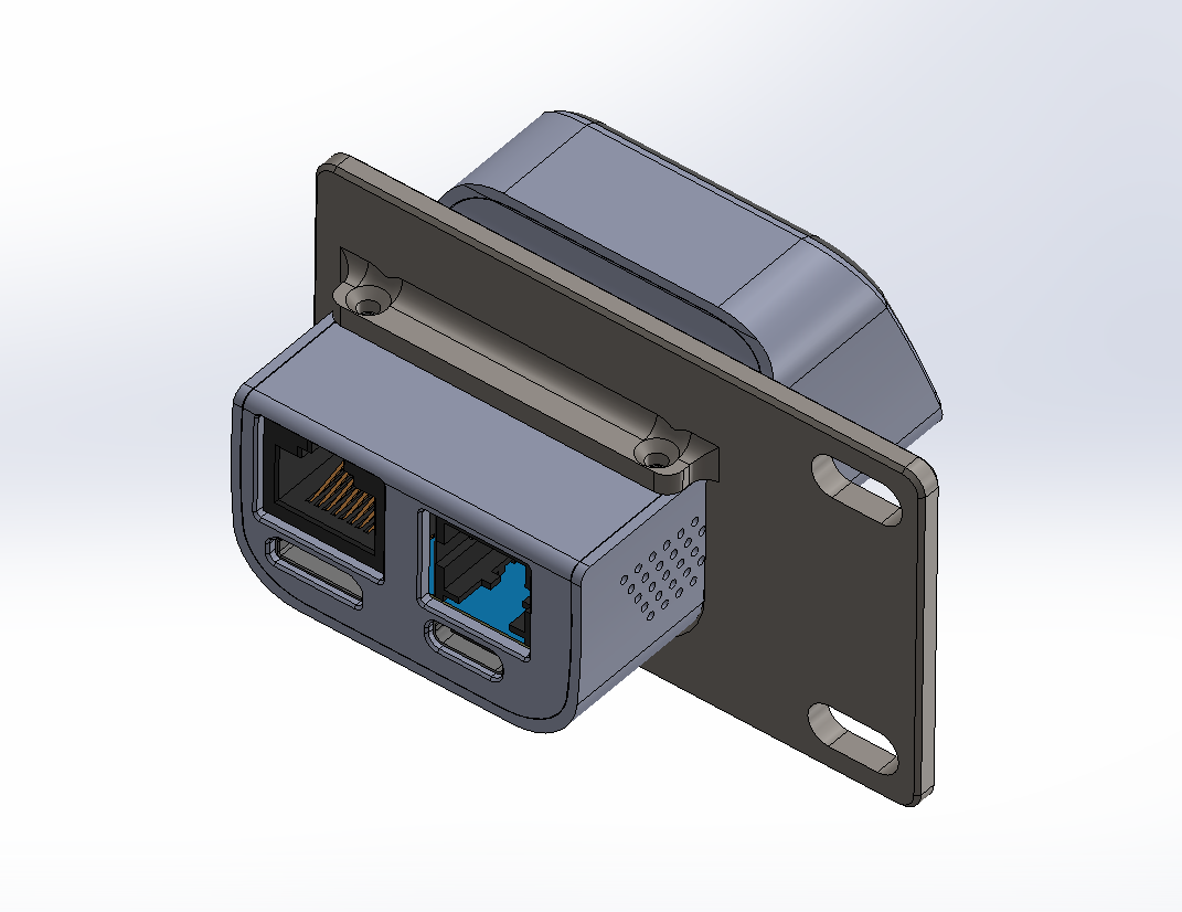 1U mount for JetKVM by Rex Tang | Download free STL model | Printables.com