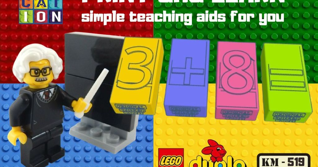 LEGO Maths Numbers by Mgr. Pavel Krist | Download free STL model ...