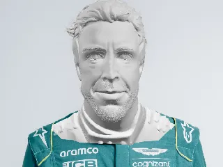 Fernando Alonso The Goat 33 Statue by enekomontero | Download free STL ...