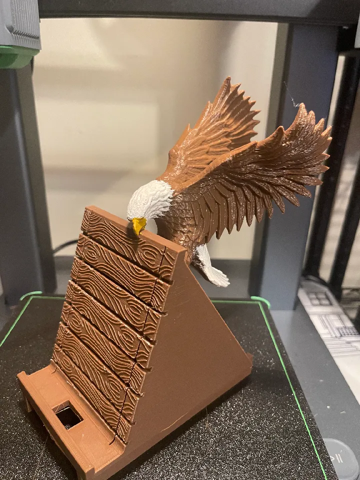 Eagle Phone holder by Joe Marquez | Download free STL model ...