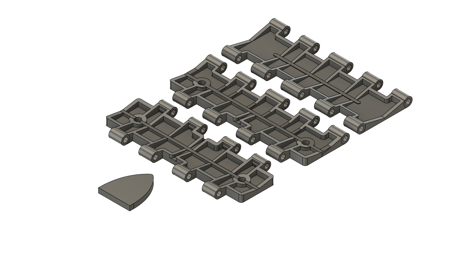 WW2 T-34 RussianTank Track Parts by GT_DESINE | Download free STL model ...