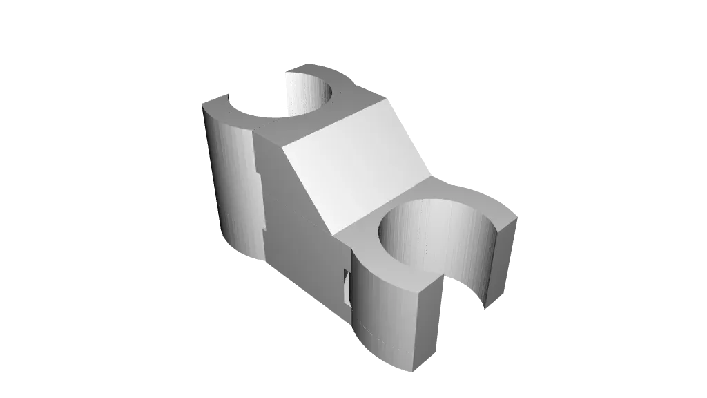 Dual Pipe Clamp 20mm by chall3ng3r | Download free STL model ...