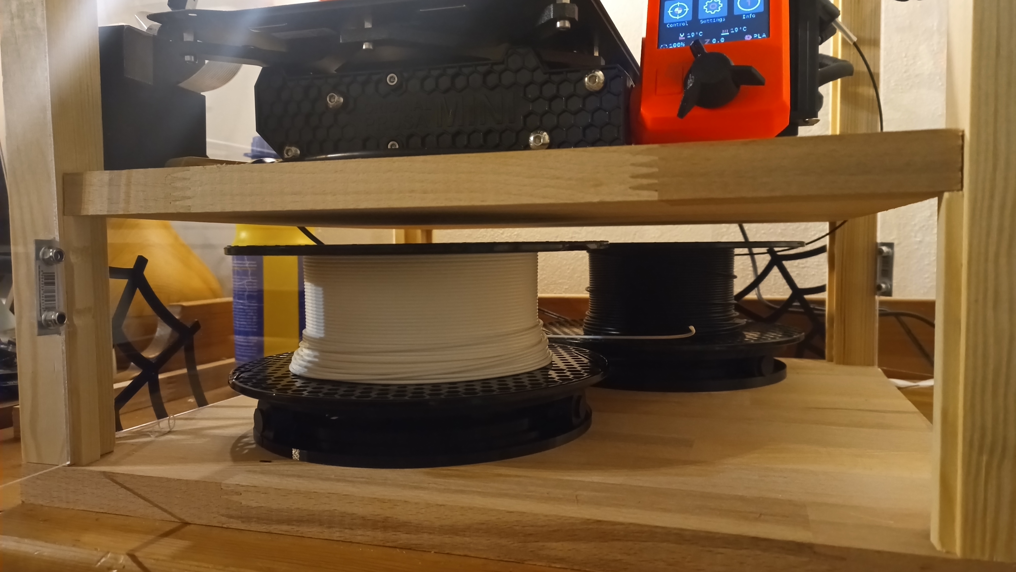 Microwave-style turntable – Horizontal filament spool roller/holder por ...