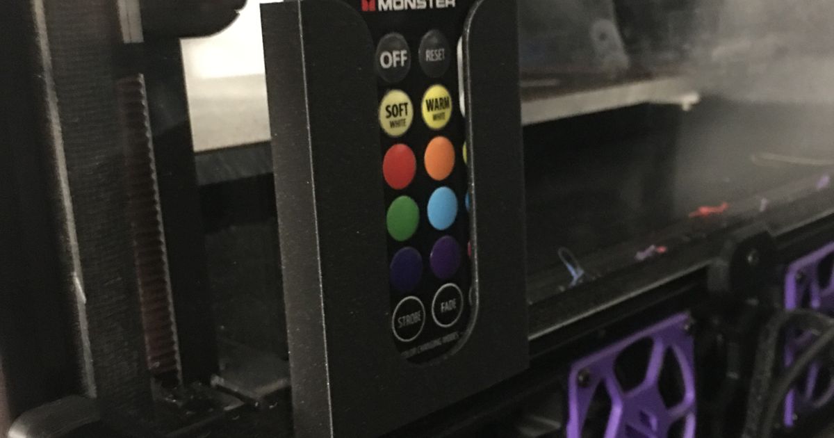 Simple lighting remote holder by Just in 3D | Download free STL model ...