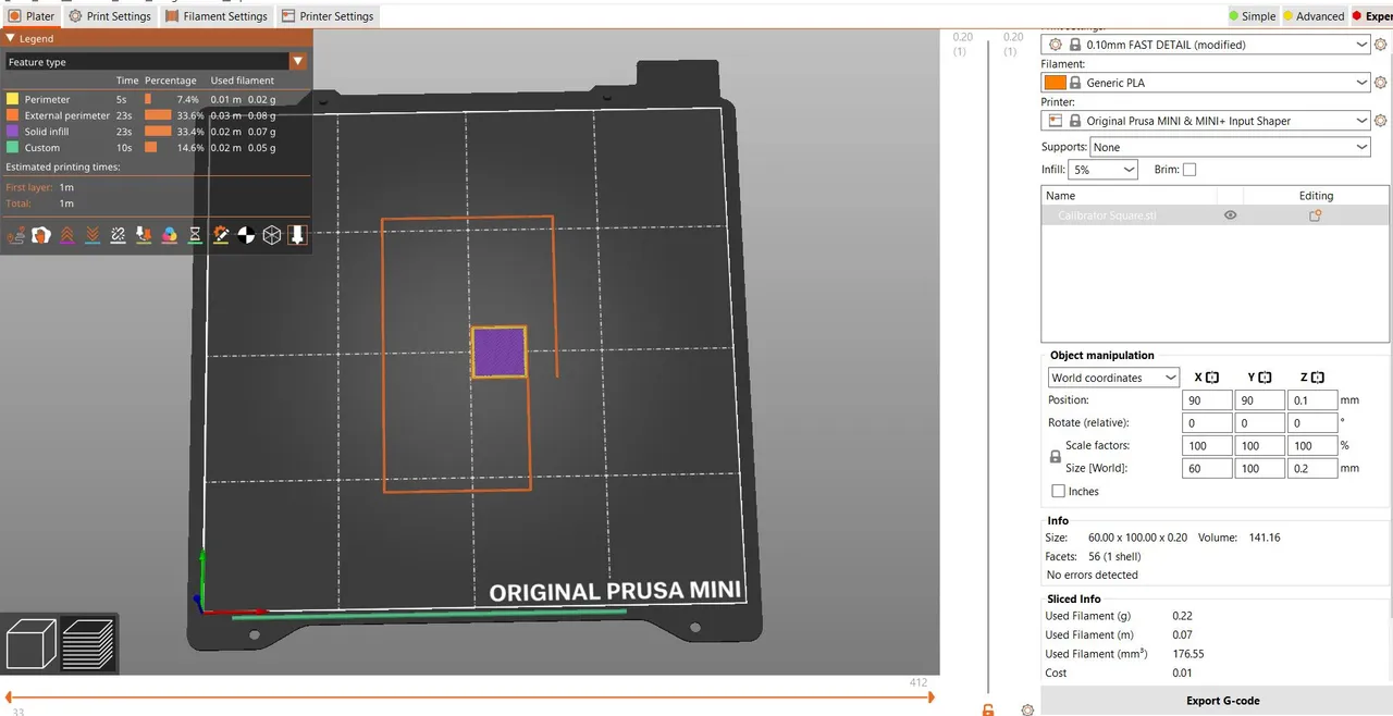 Just a little z-offset calibration square by Space_Gal | Download free ...