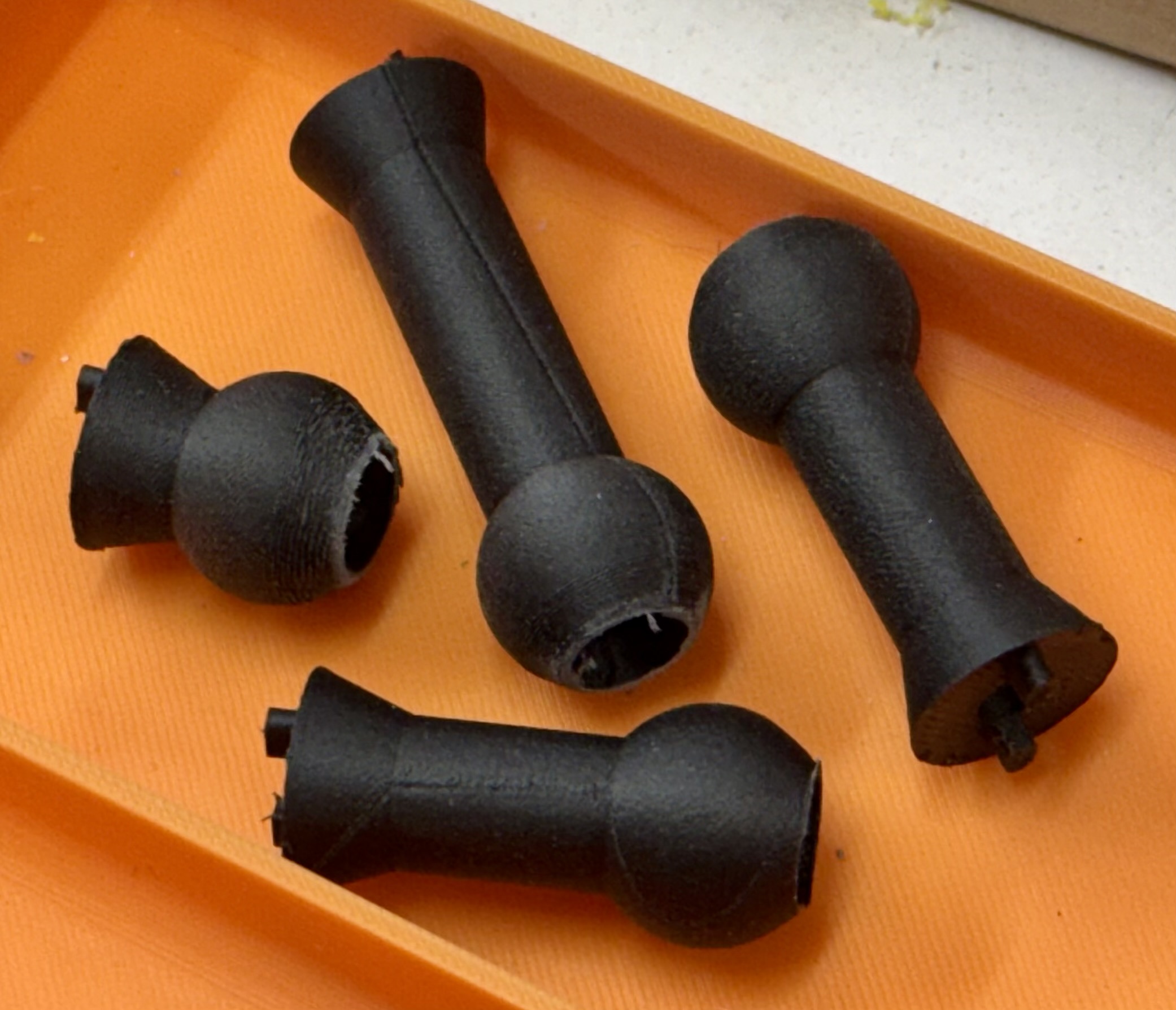 Rivian left side dash ball mount extension balls & socket head screw ...