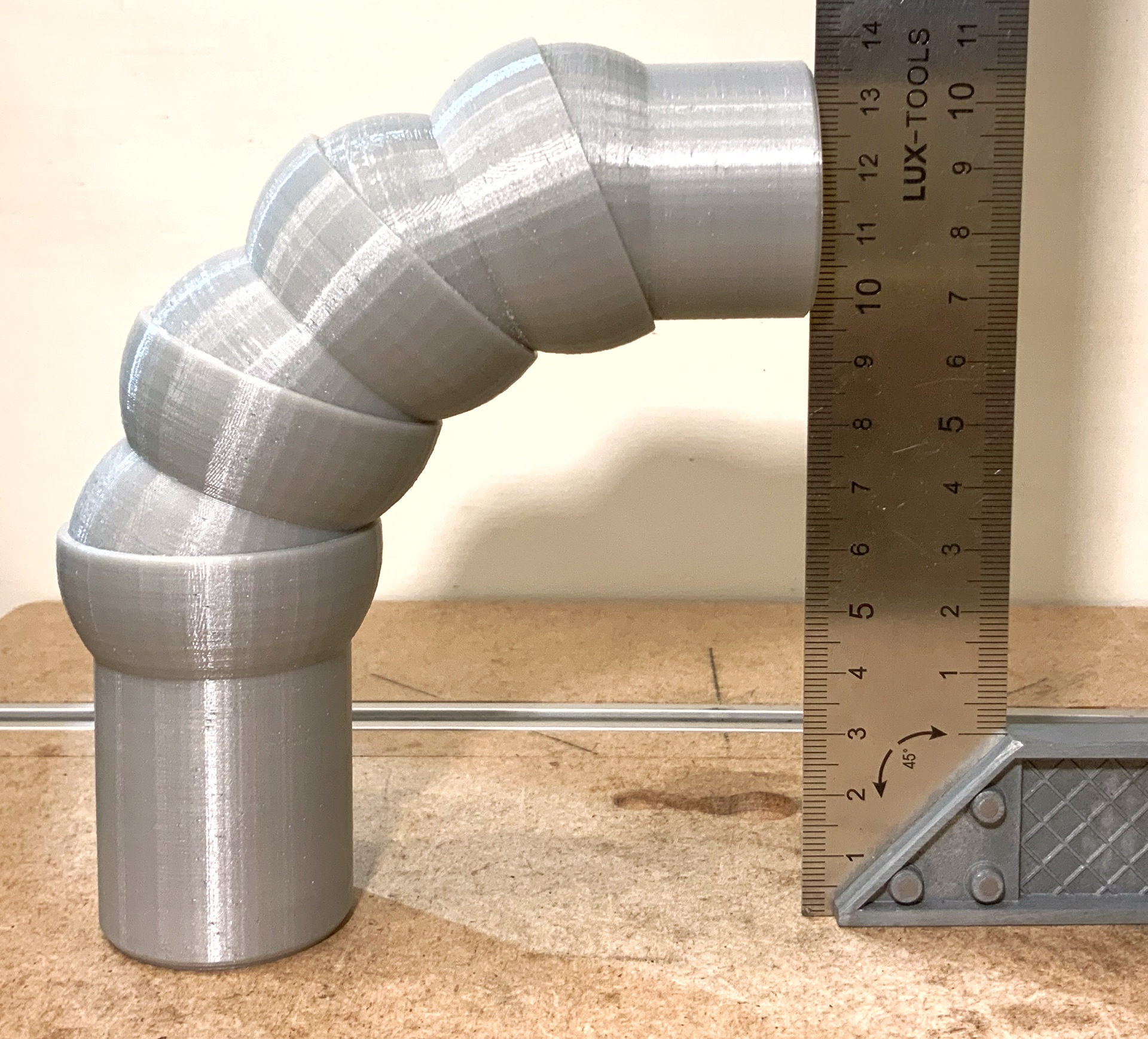 Flexible segmented vacuum hose 40mm (fits DN40 pipes) for ShopVac von ...