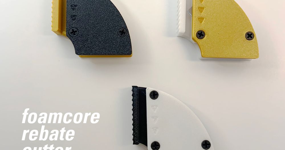 Foam Core Rebate Cutter by Jacob_Turetsky | Download free STL model ...