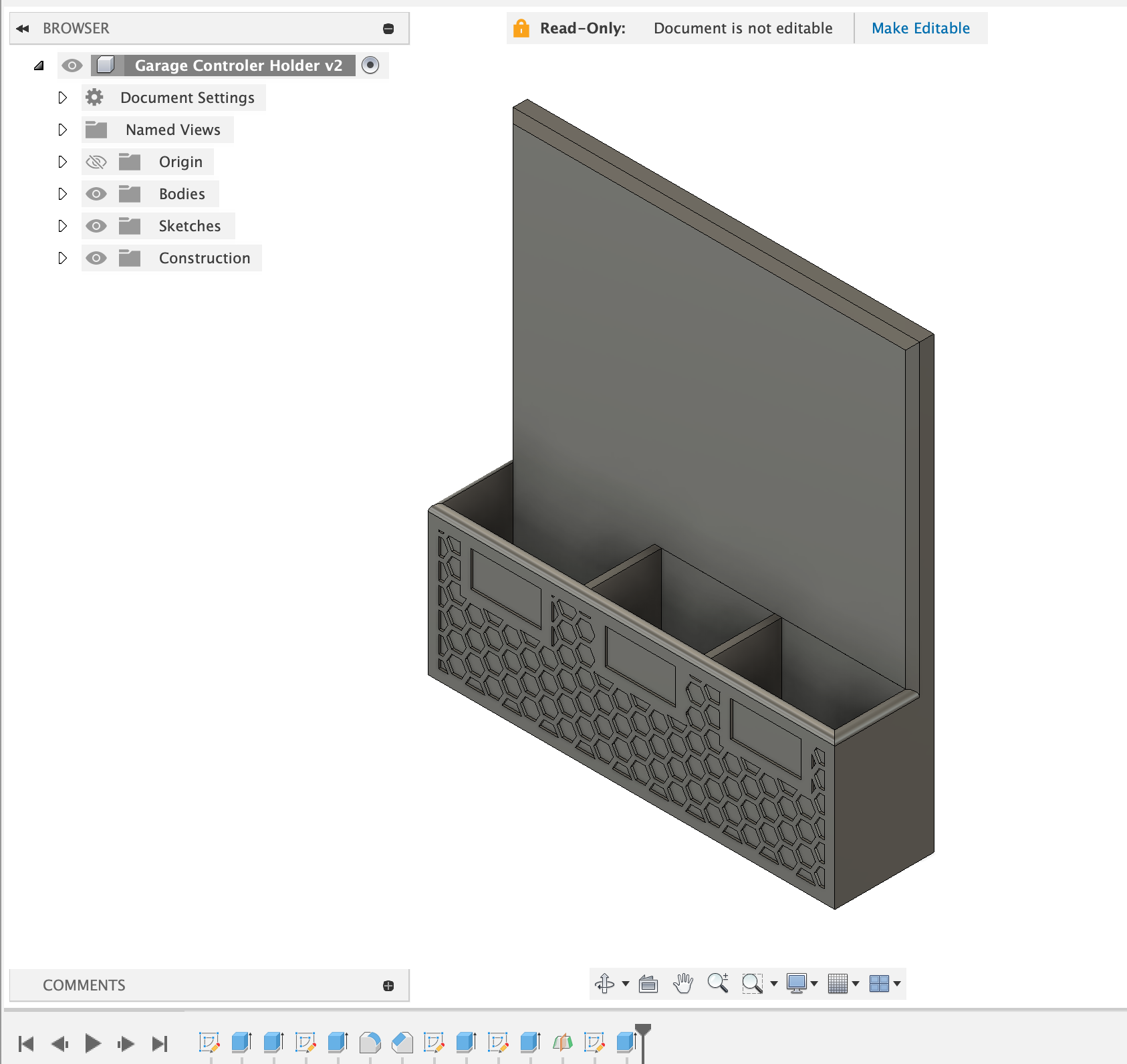 Three Remote Holder by Taylor | Download free STL model | Printables.com
