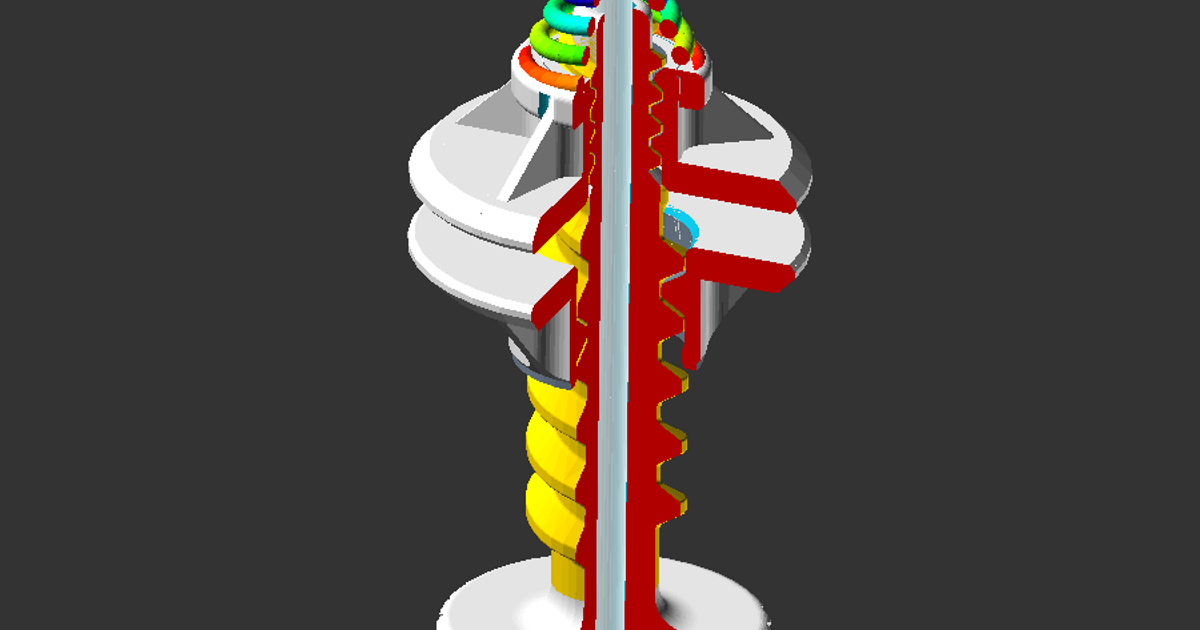 differential screw clamp by Jack | Download free STL model | Printables.com