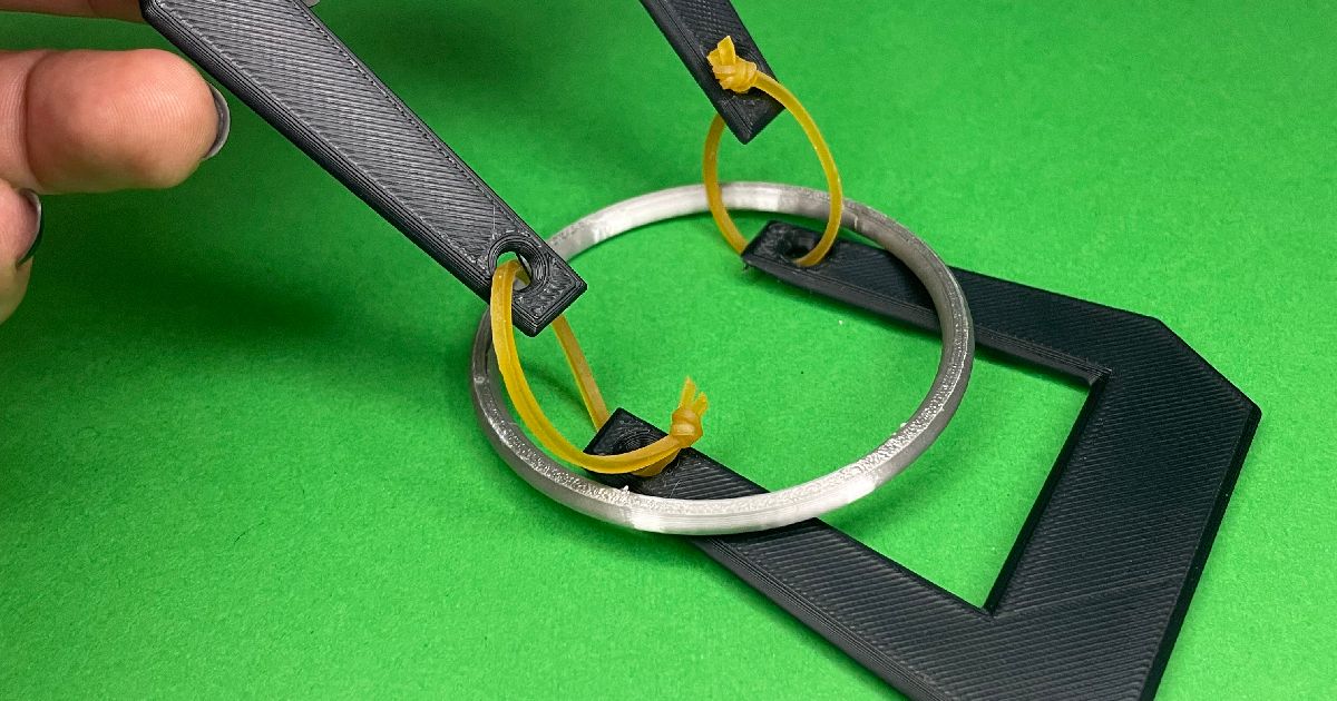 Golden Ring Horseshoe Riddle Puzzle by Shlomi Haver | Download free STL ...