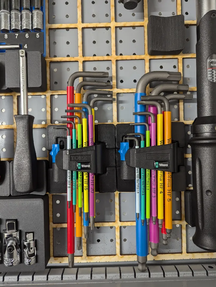 Wera L Key Gridfinity Holders by qjrs | Download free STL model | Printables.com