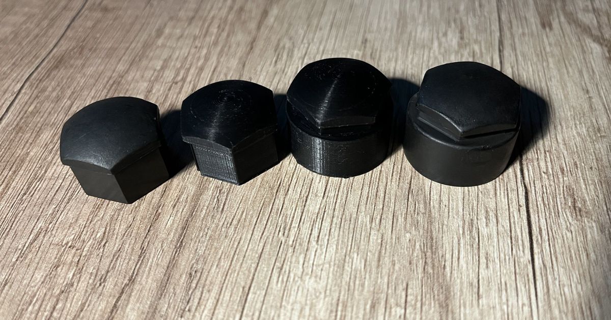 Wheel Bolt Caps for Škoda by Ren | Download free STL model | Printables.com