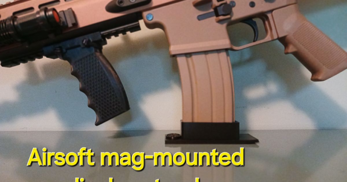 Airsoft gun display stand by CutPrintz | Download free STL model ...