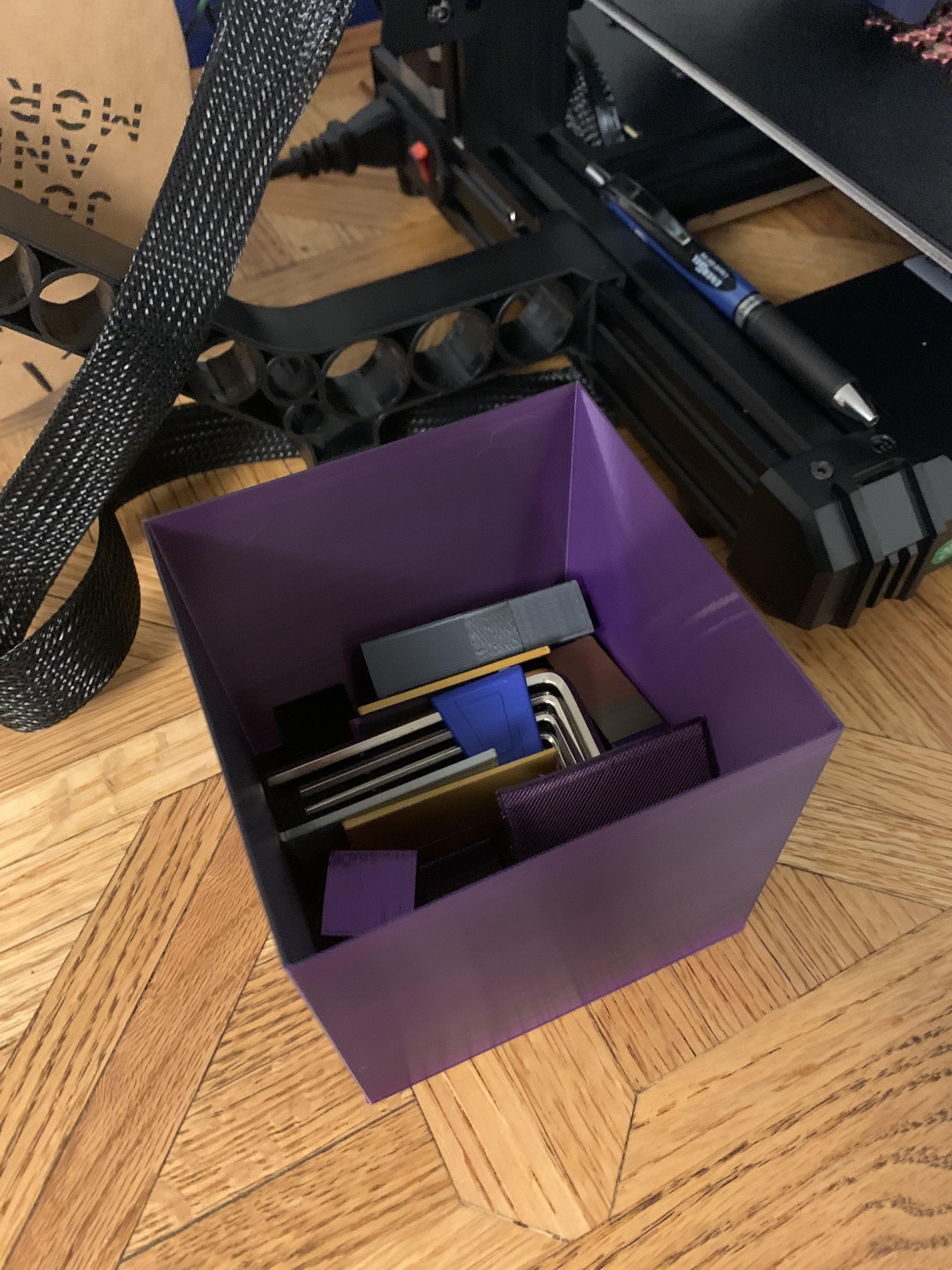 100 mm storage box with lid by metalnebula342 | Download free STL model ...