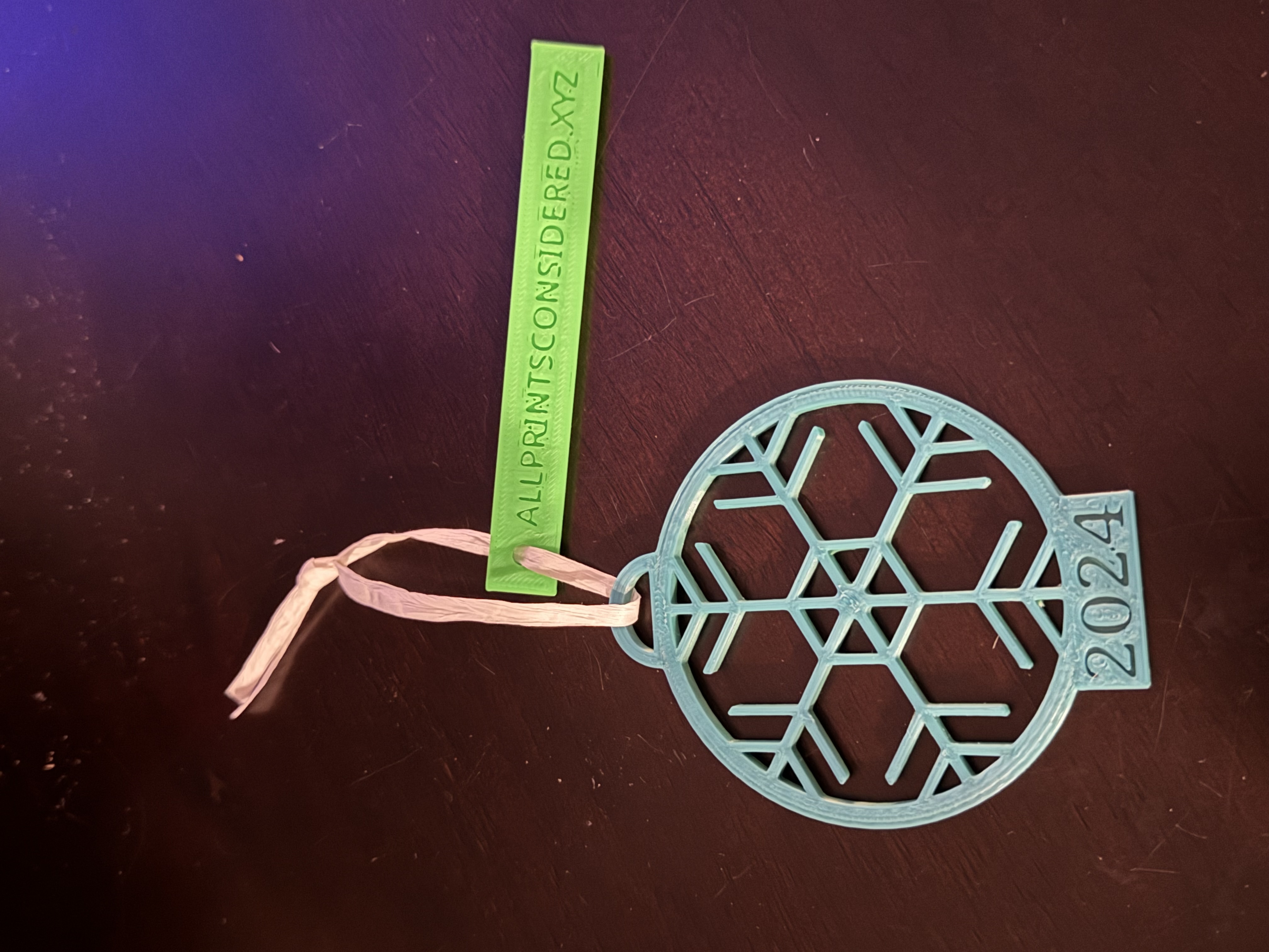 Ornament Snowflake 2024 by All Prints Considered | Download free STL ...