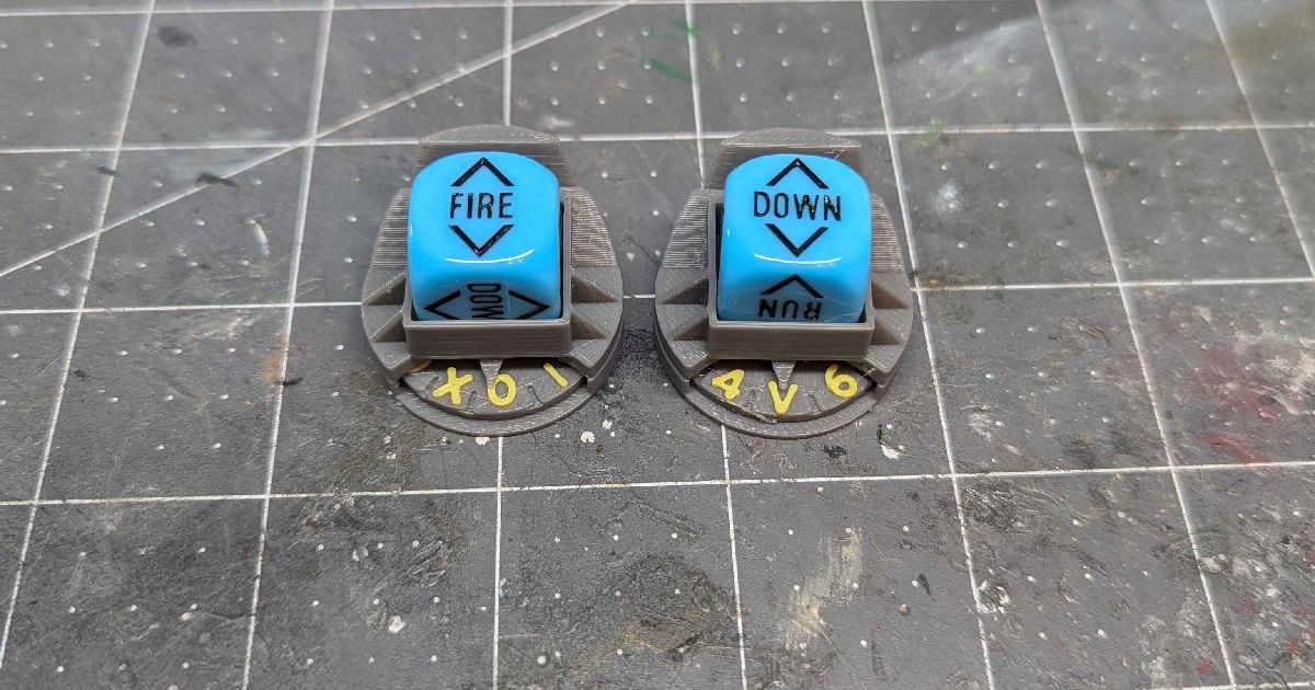 Bolt Action Pin Marker + Activation Dice Holder (remix'd) by Mazer ...