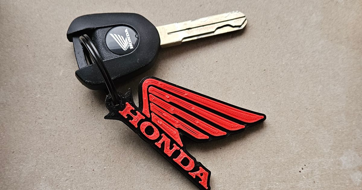 Honda keychain by Cyxdaa | Download free STL model | Printables.com