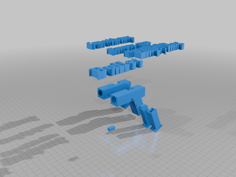 Basic gun by ZEUS27 | Download free STL model | Printables.com
