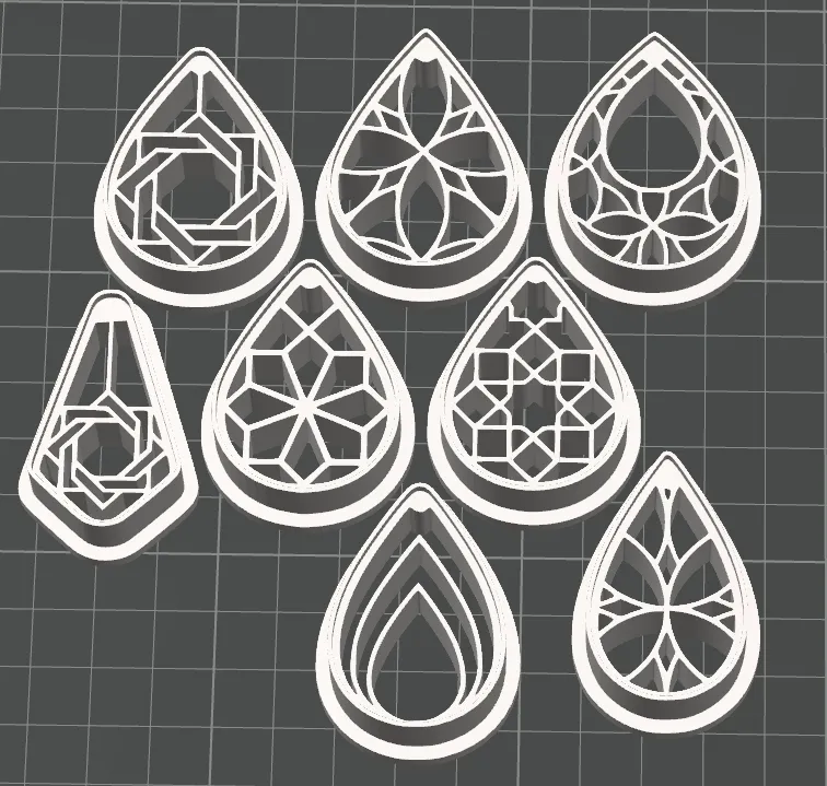 16 special design series of polymer clay cutters by Deltaken | Download ...