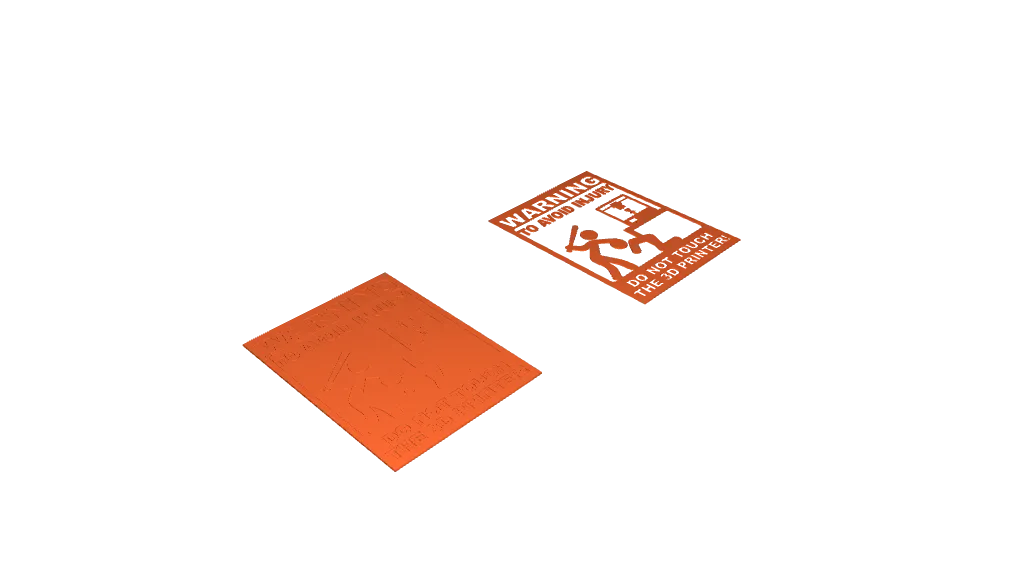 3D Printer Warning Sign by Li Yan | Download free STL model ...