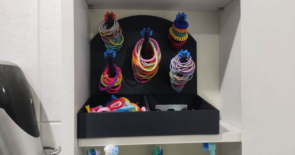 Hear rubber band organizer by Mindaugas Markauskas | Download free STL ...