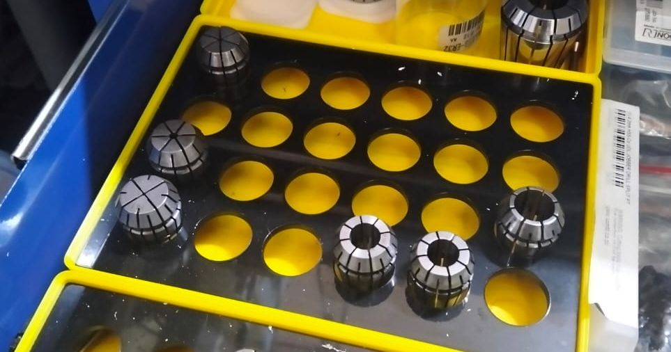 collet rack base lasercut insert by Jamie Peacock | Download free STL ...