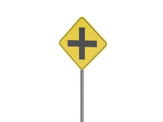 Scale Cross Road Ahead Sign by Henry Levesque | Download free STL model ...