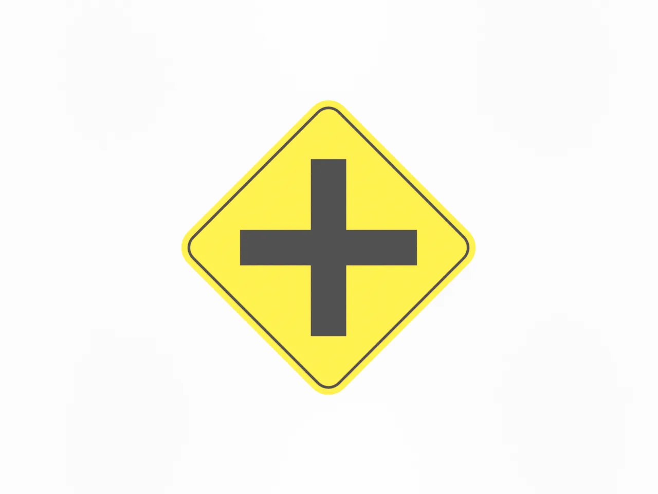 Scale Cross Road Ahead Sign by Henry Levesque | Download free STL model ...