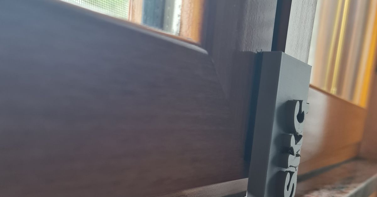 window stop by ...SKG... | Download free STL model | Printables.com