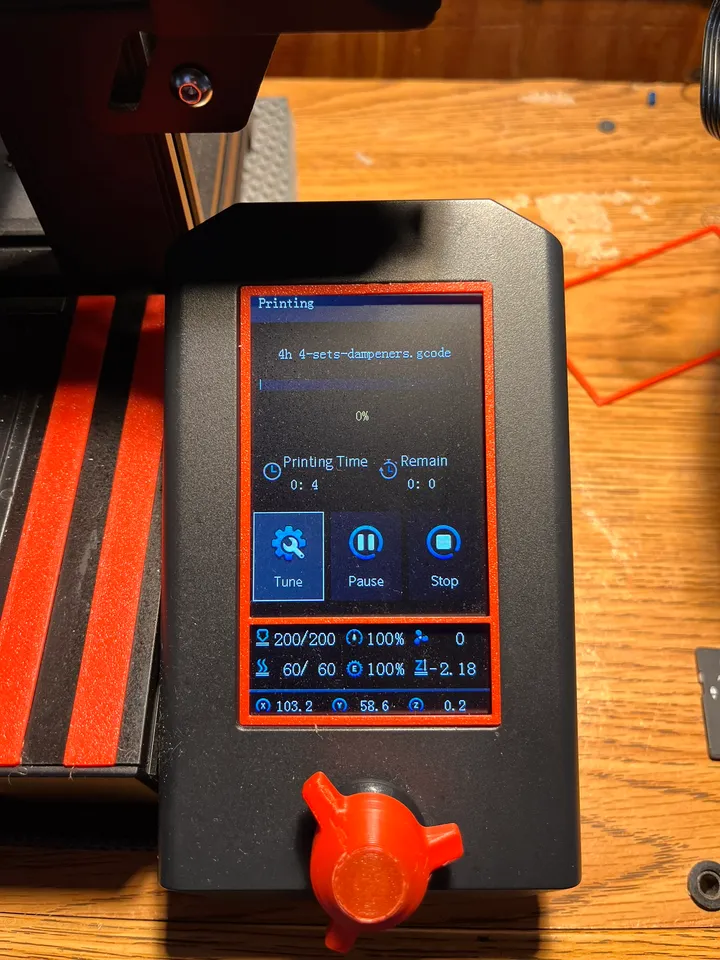 Ender 3 V2 Neo LCD Frame by Loosenuts | Download free STL model ...