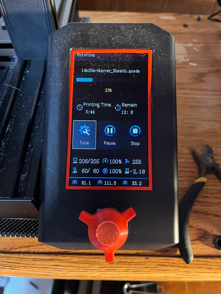 Ender 3 V2 Neo LCD Frame by Loosenuts | Download free STL model ...