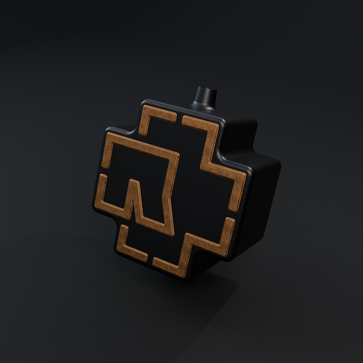 Rammstein logo christmas ball by georgmierau | Download free STL model ...