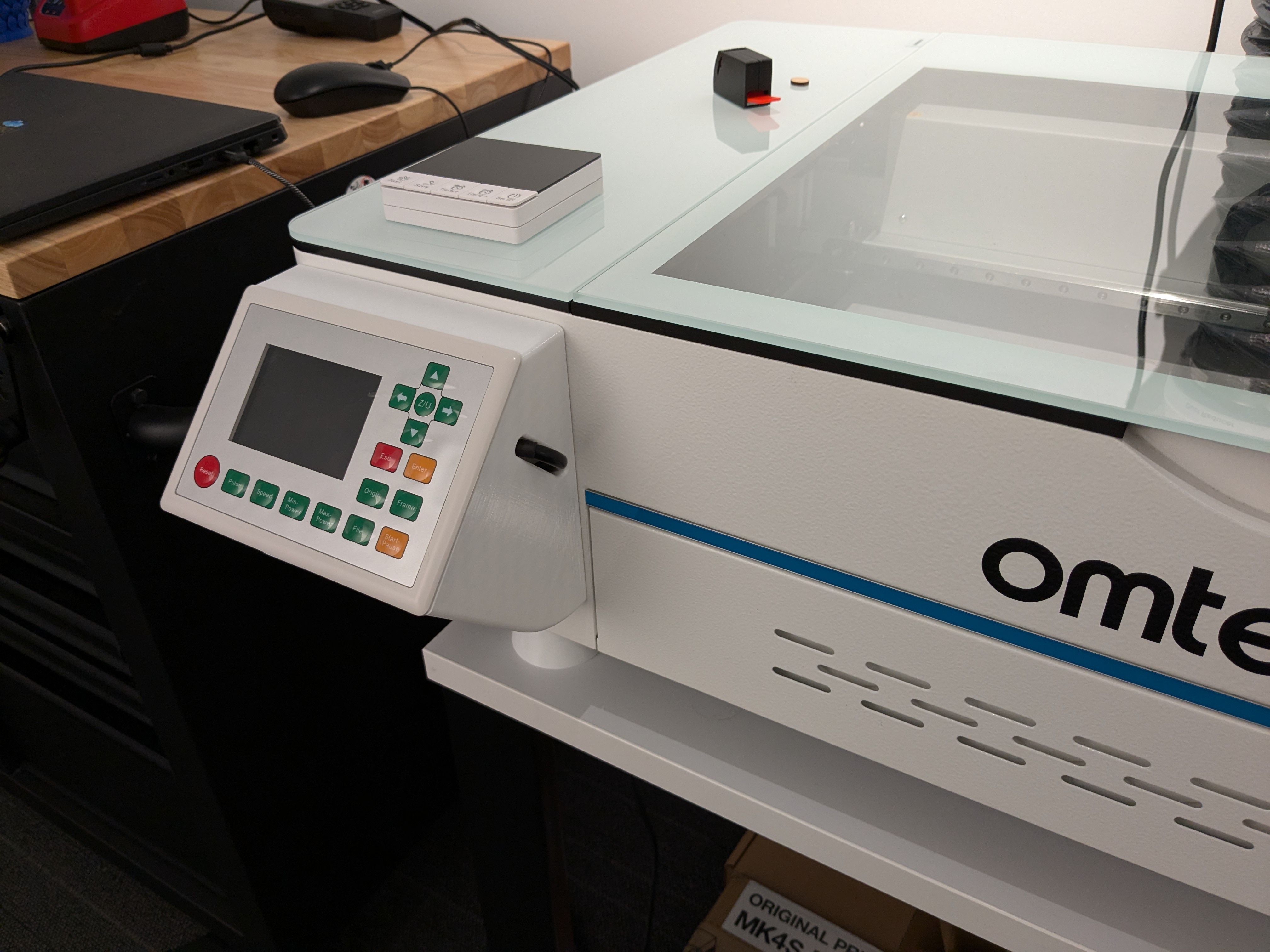 Cloudray Ruida 6442S Panel Mount (Front) by Anghelos | Download free ...