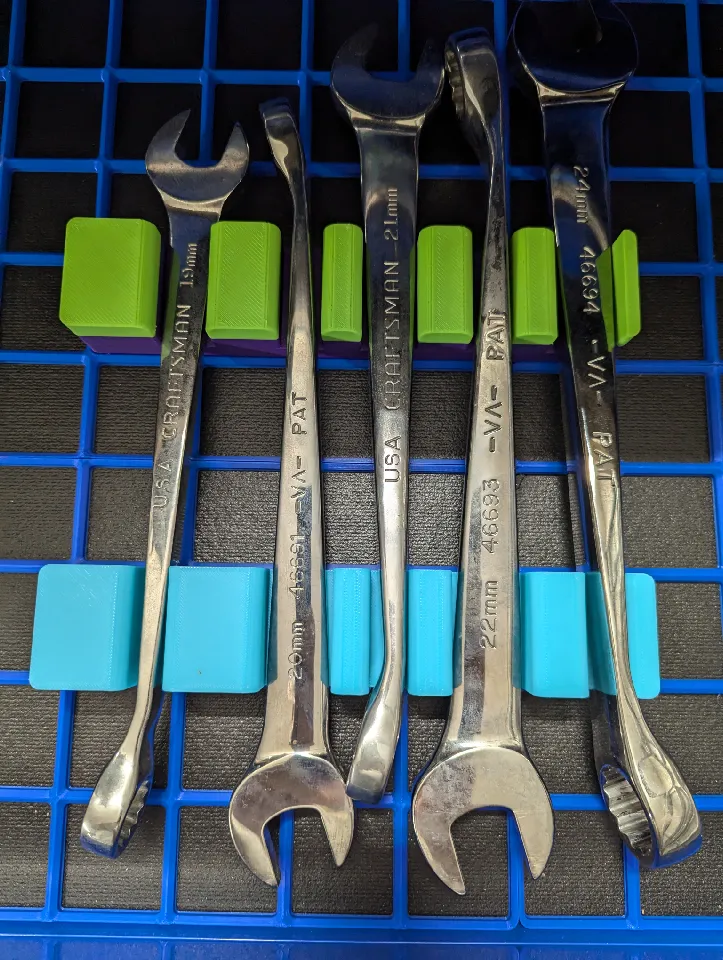 Gridfinity - Craftsman crossforce wrench storage by Craig Kergald ...