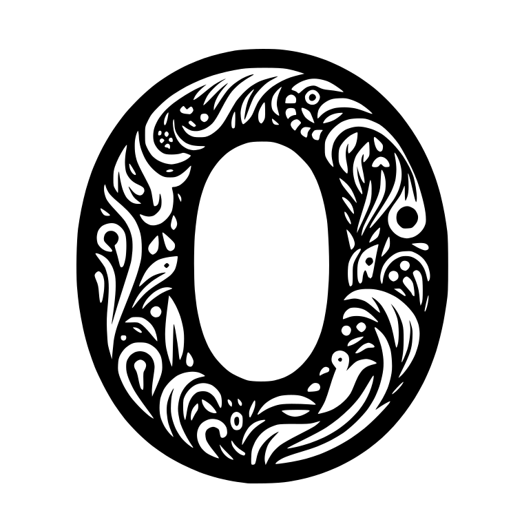 Crazy alphabet: Letter O by Nina Máčová | Download free STL model ...