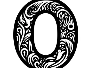 Crazy alphabet: Letter O by Nina Máčová | Download free STL model ...