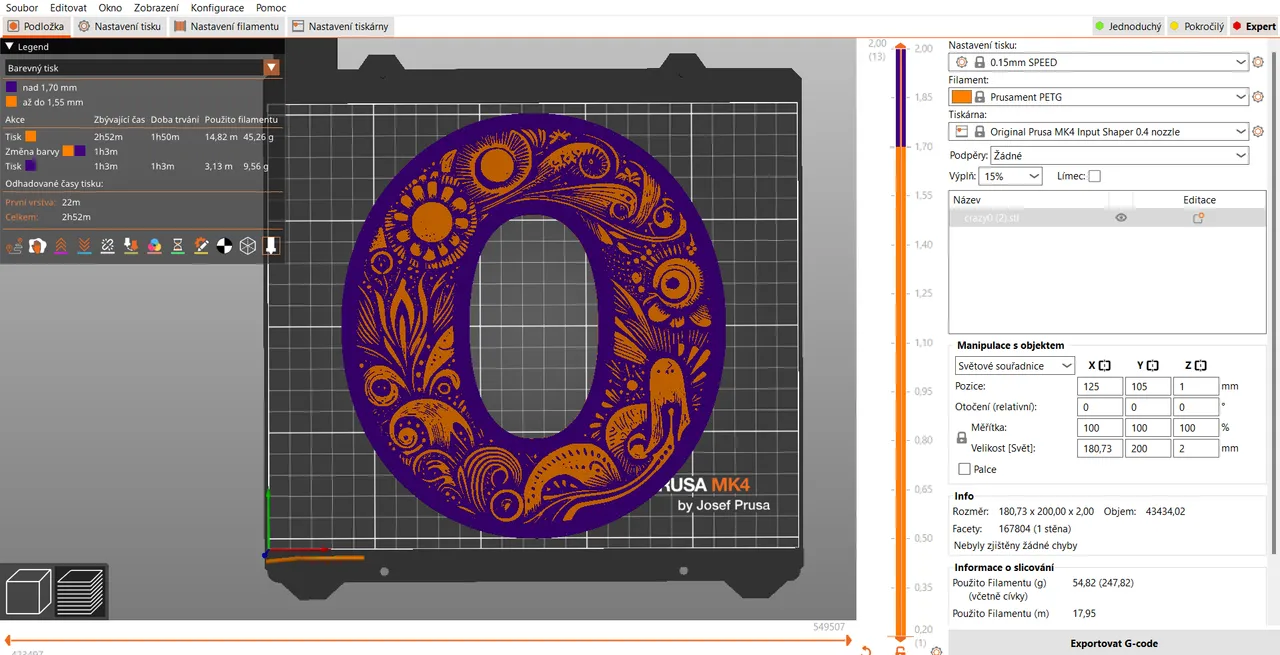 Crazy alphabet: Letter O by Nina Máčová | Download free STL model ...